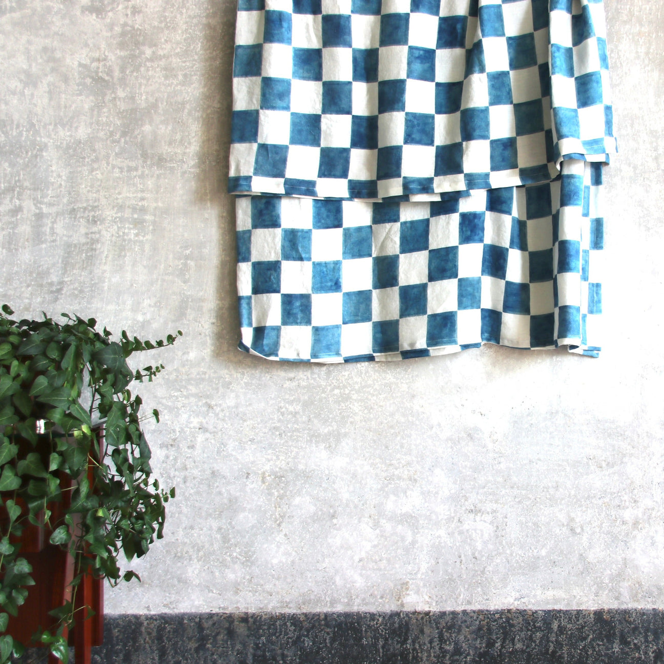 tablecloth with chess printed pattern – Once Milano