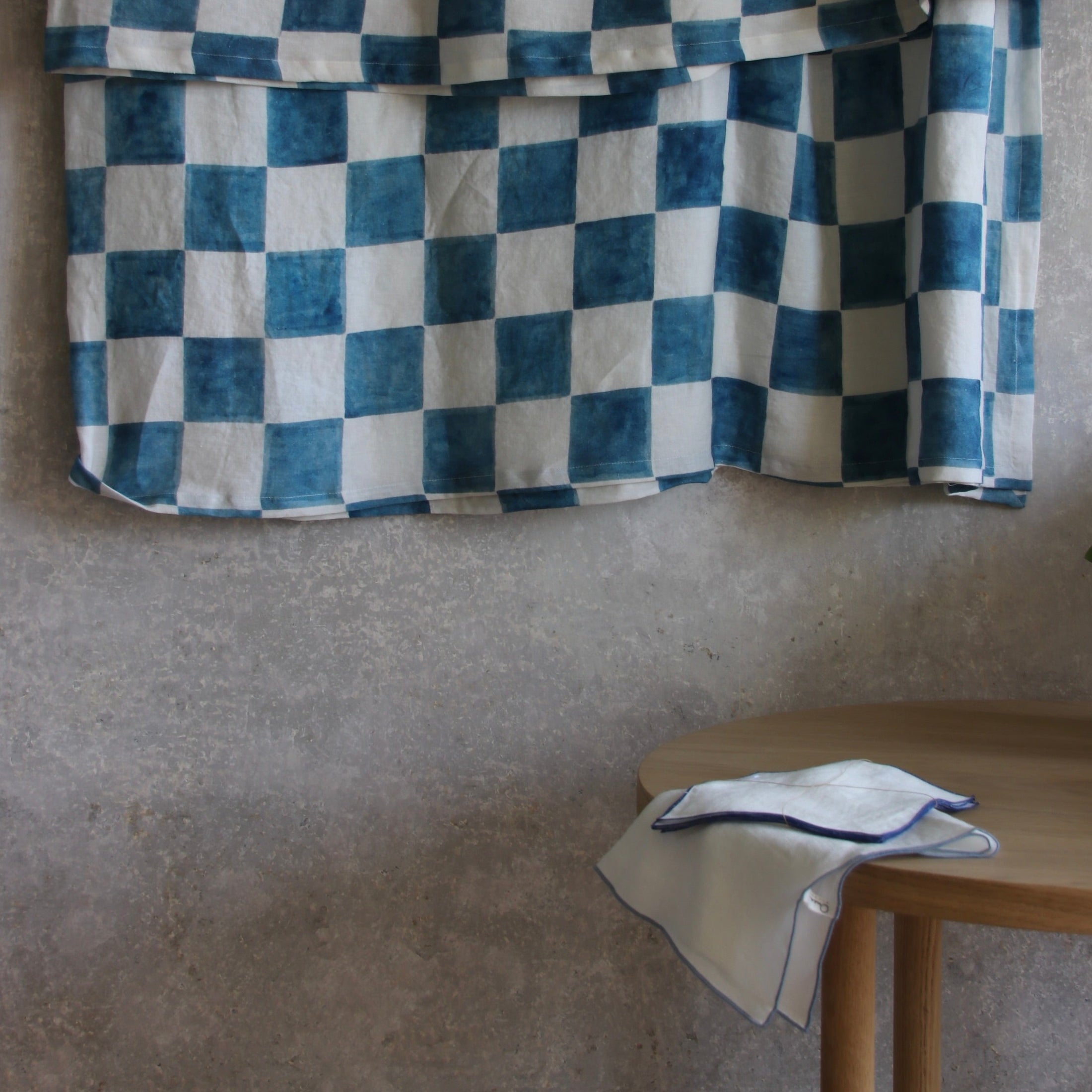 tablecloth with chess printed pattern – Once Milano